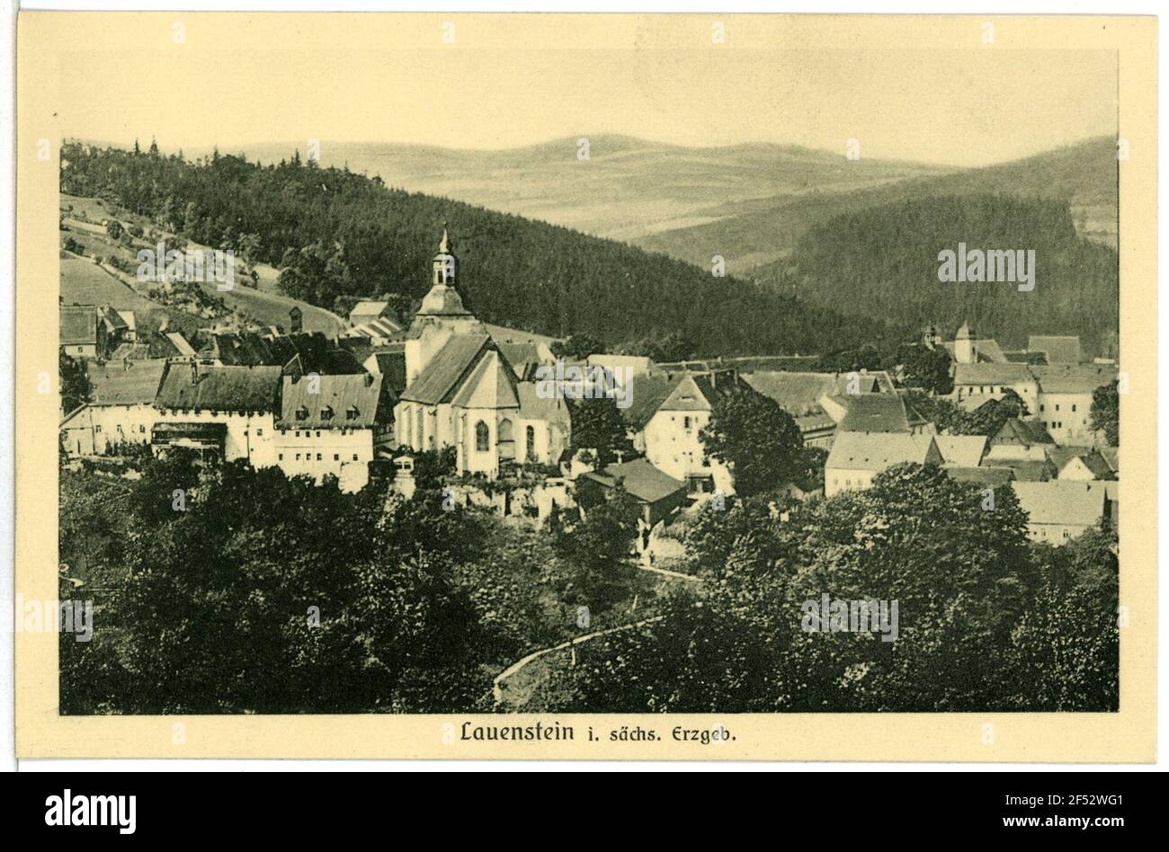 View of Lauenstein View of Lauenstein Stock Photo - Alamy