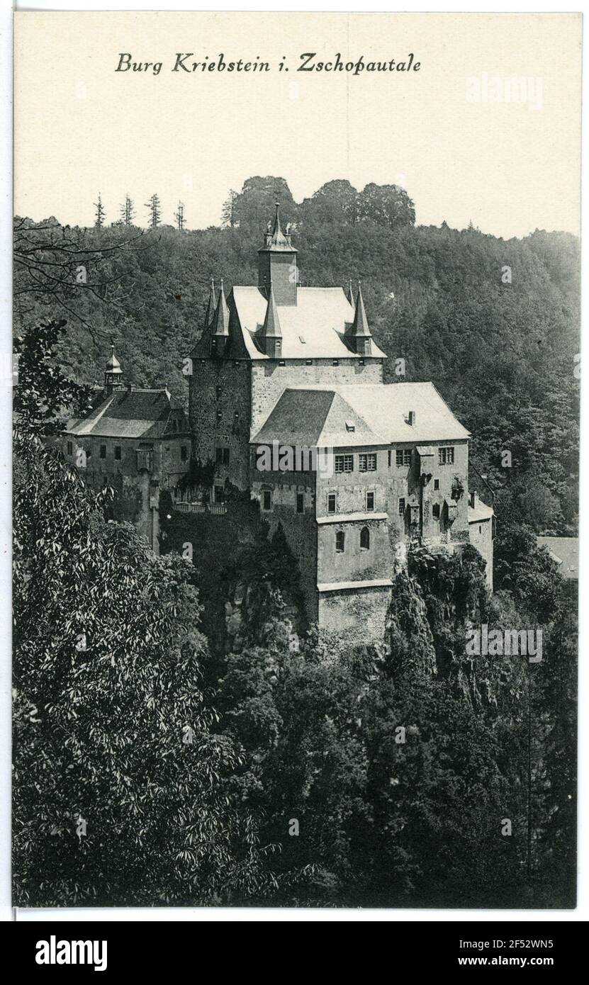 Burg Kriebstein. Burg Stock Photo - Alamy