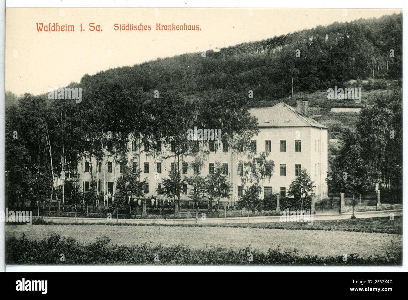 Urban hospital Waldheim. Urban hospital Stock Photo - Alamy