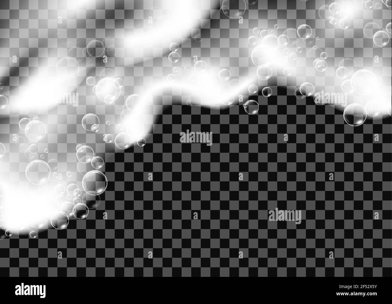 Realistic background with Soap foam. Bath laundry white bubbles ...