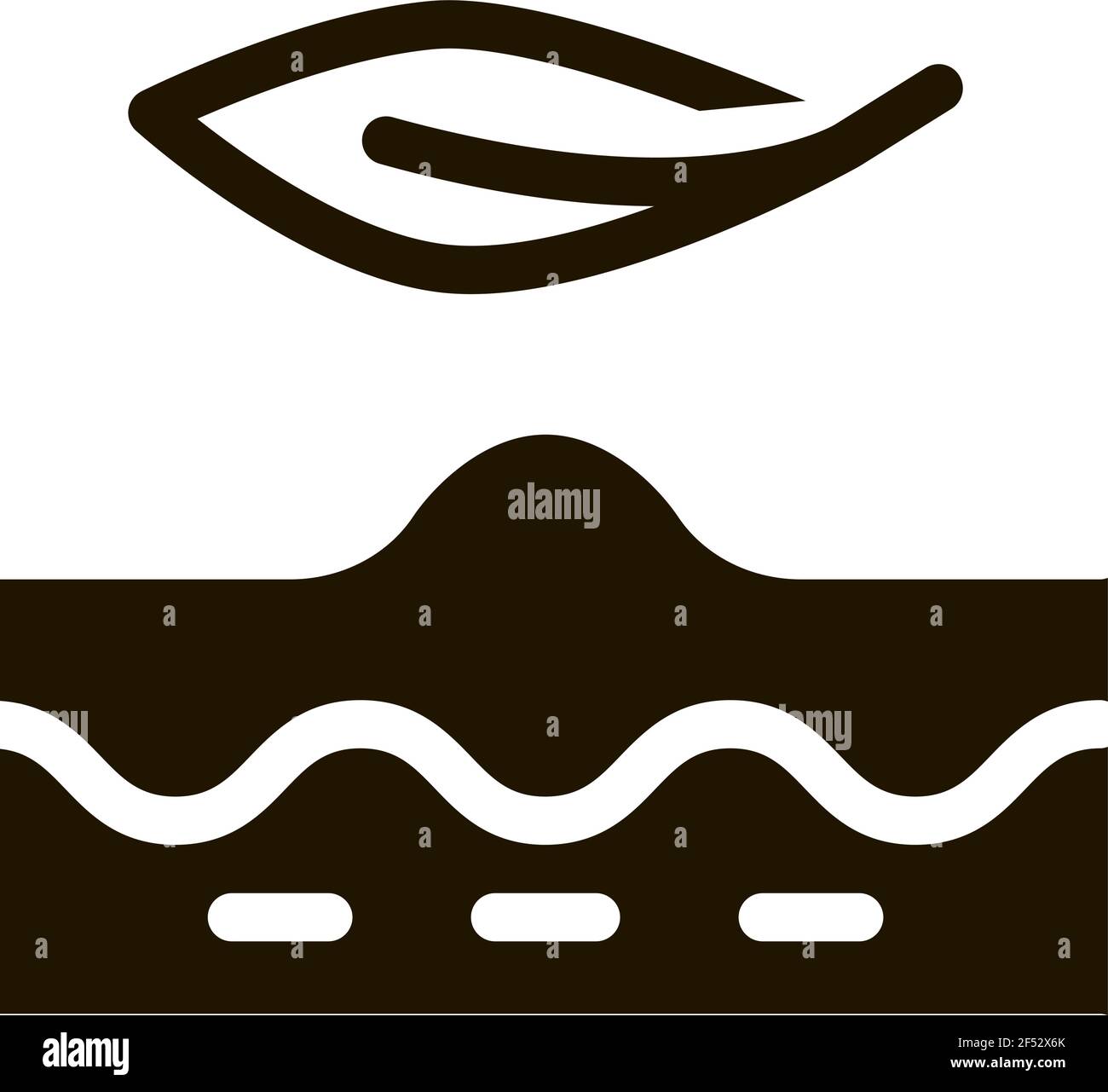 smoothing problem areas of skin icon Vector Glyph Illustration Stock ...