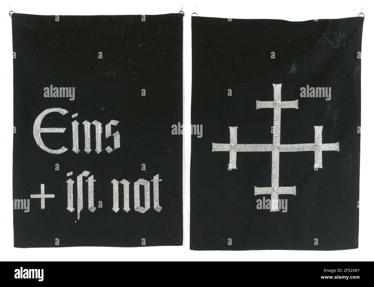 Paraments for pulpit and reader for Burf Day and Advent Stock Photo - Alamy