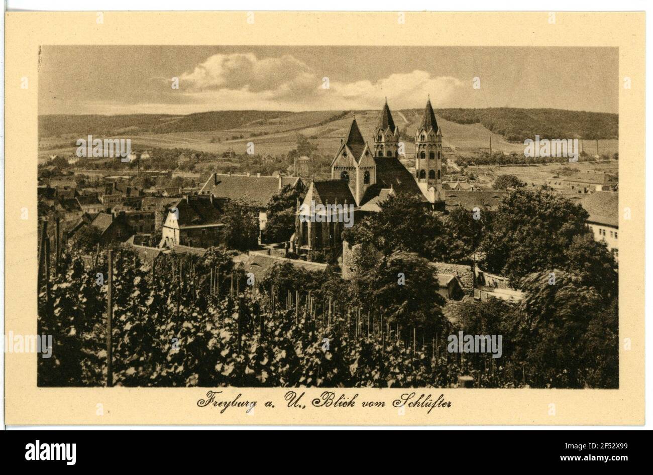 View of Freyburg from the huster Freyburg. View of Freyburg from the ...