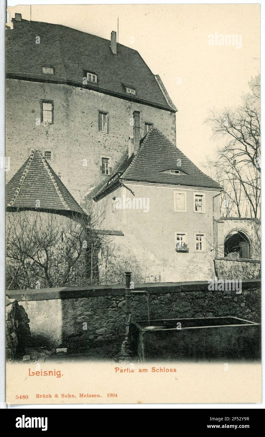 At the castle Leisnig. Am Schloss Stock Photo - Alamy