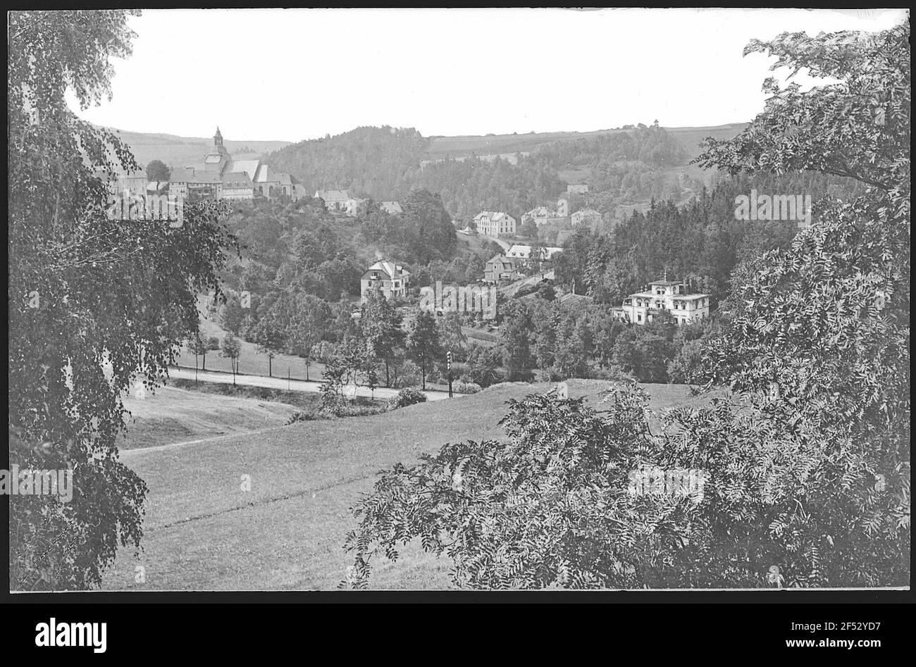 Lauenstein. View of Lauenstein Stock Photo - Alamy