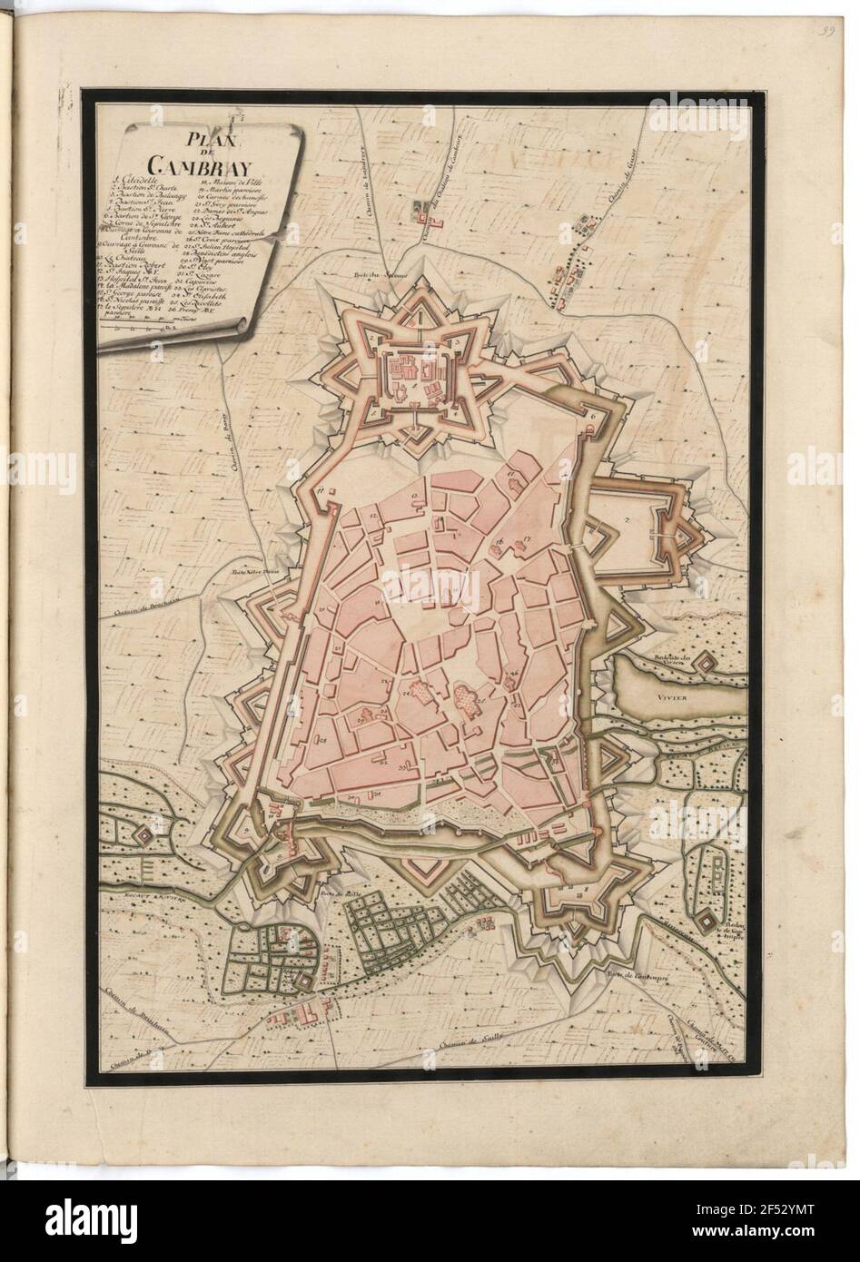 Plan de Cambray Stock Photo - Alamy