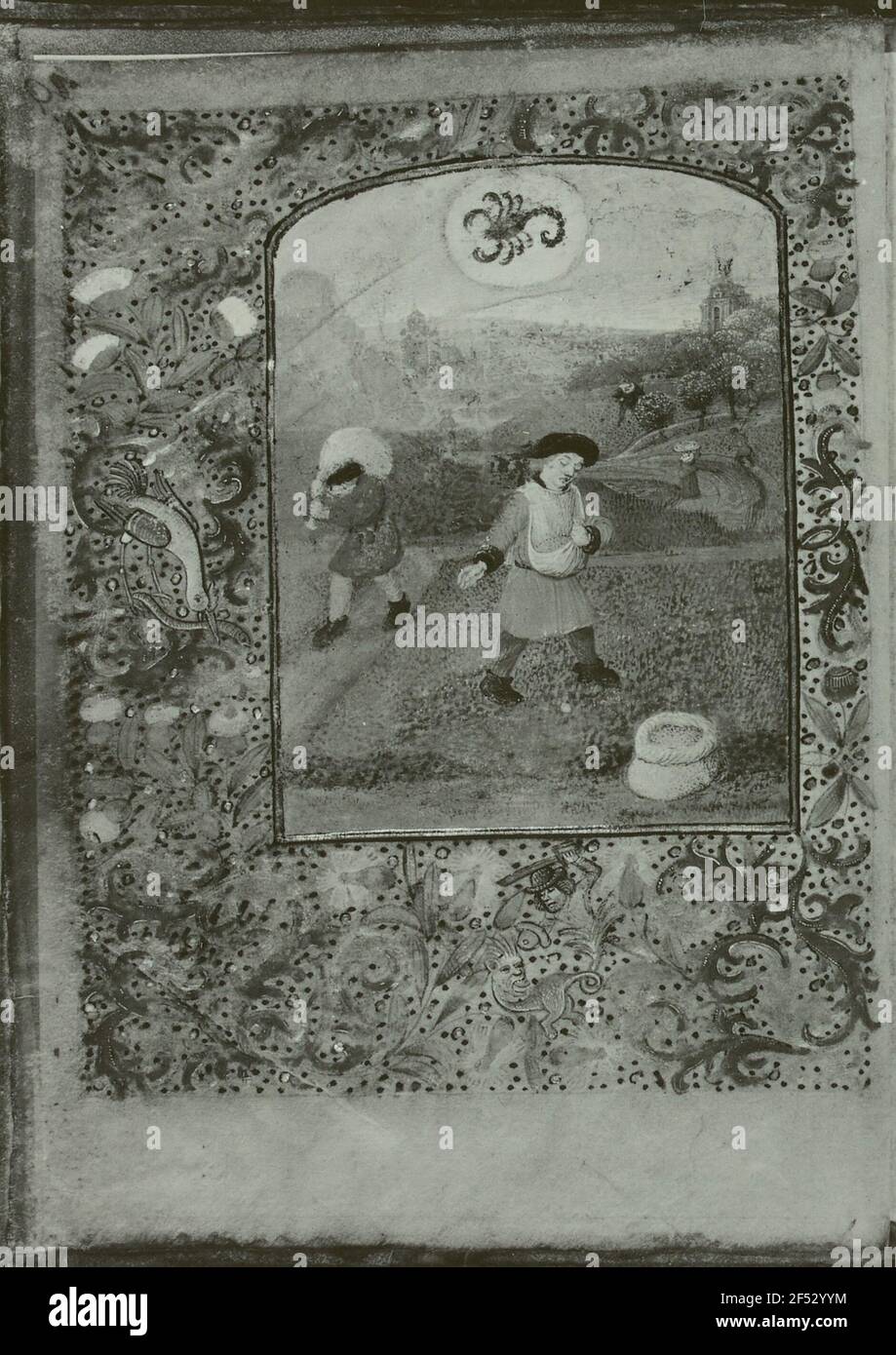 Horarium Latinum (Hourbage), called Dresdner Prayerbuch Stock Photo - Alamy