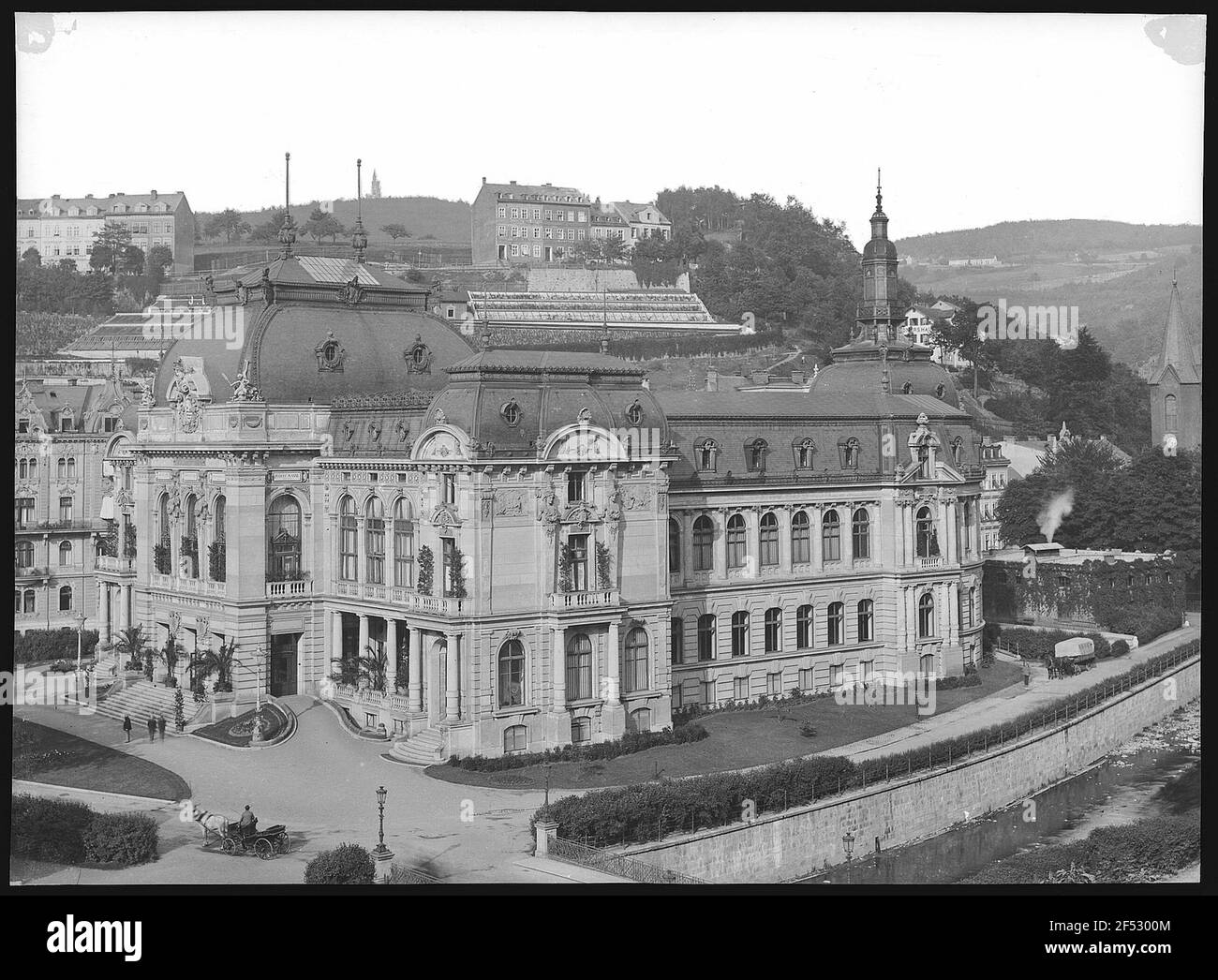 Karlsbad. Kaiserbad (1895 Stock Photo - Alamy