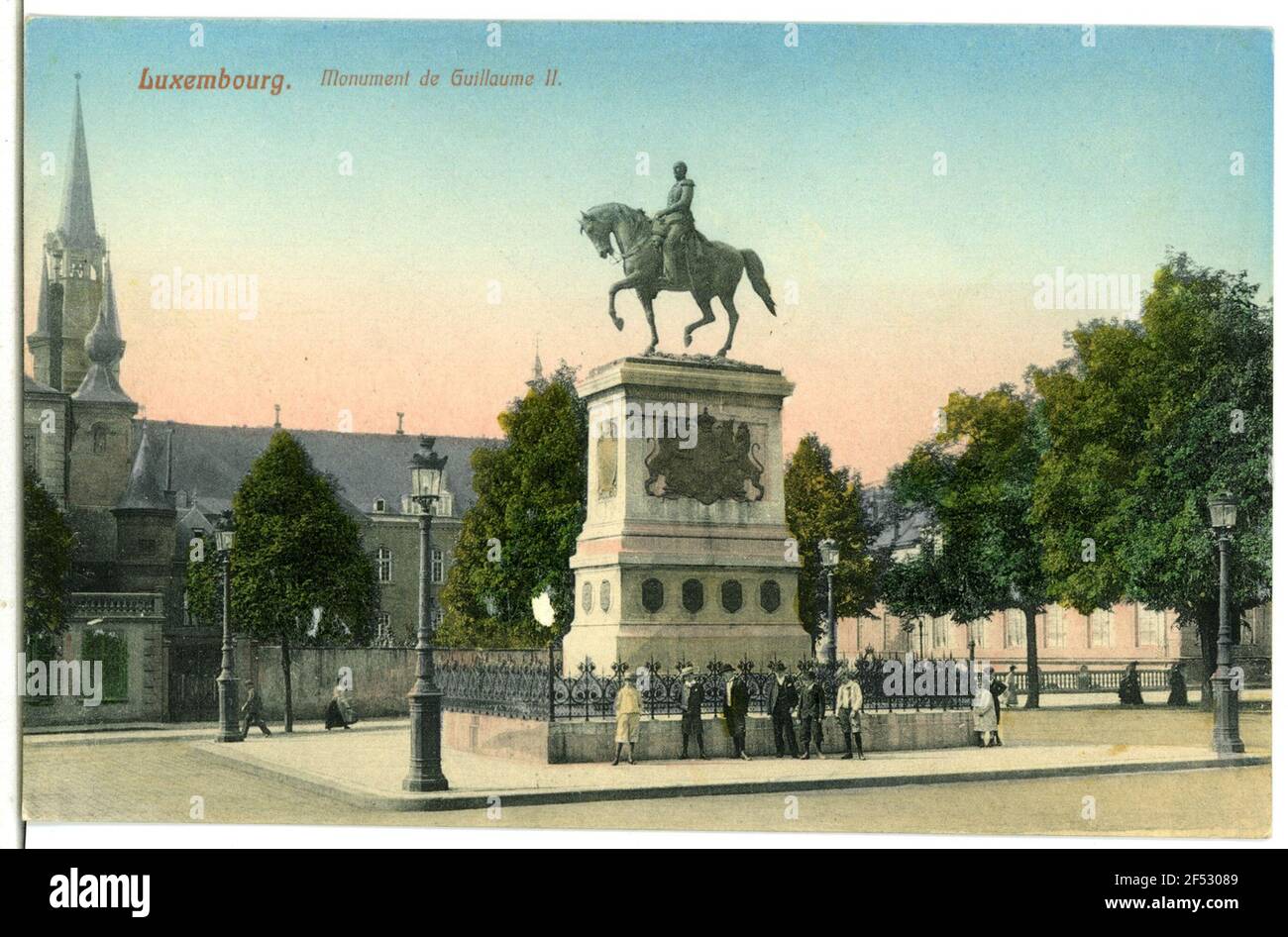Monument of grand duke guillaume hi-res stock photography and images ...
