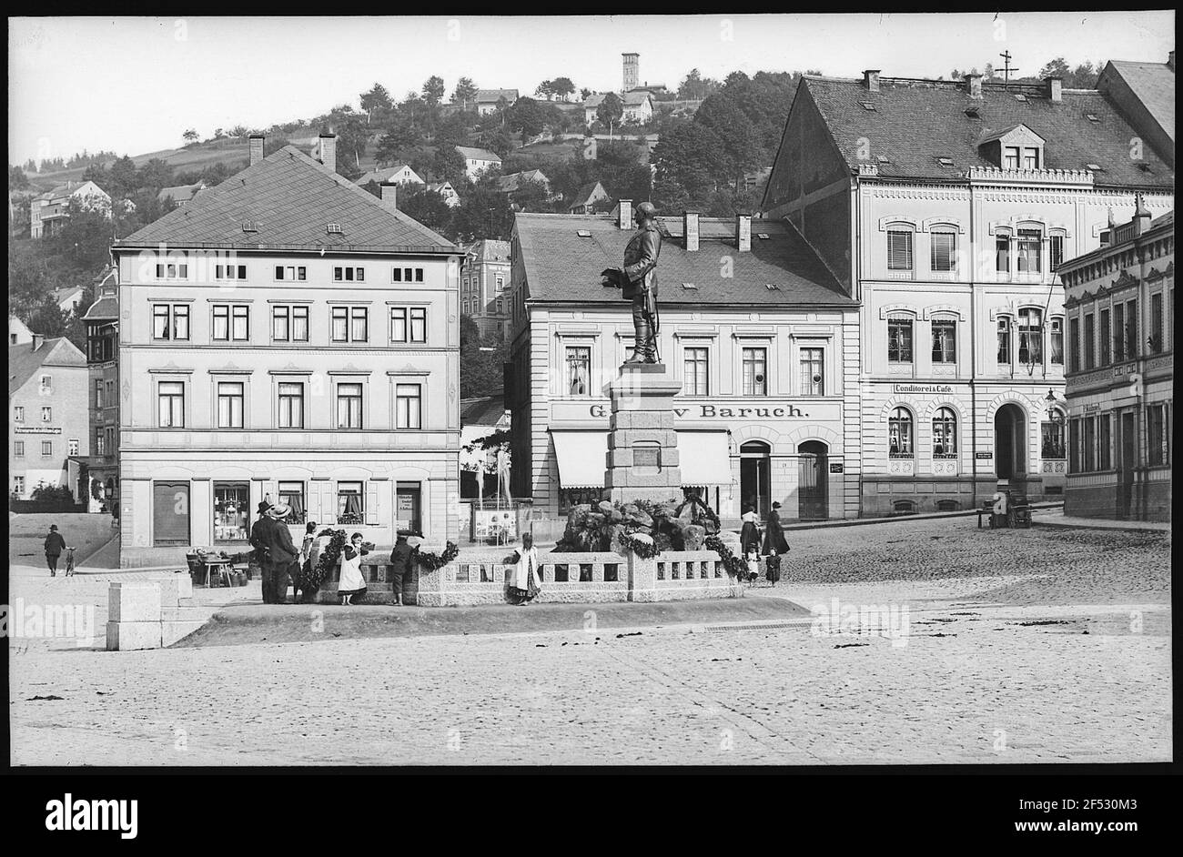Sebnitz. Bismarck monument Stock Photo - Alamy