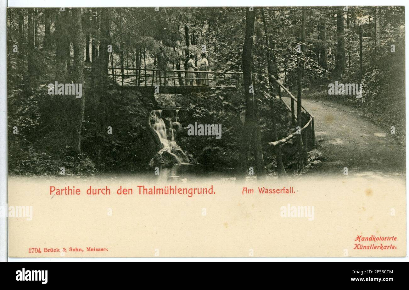 Part of the valley ground Tharandt. Part of the valley ground Stock ...