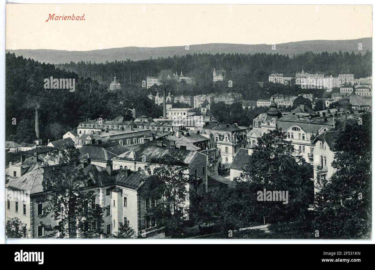 View of Marienbad Marienbad. View of Marienbad Stock Photo - Alamy