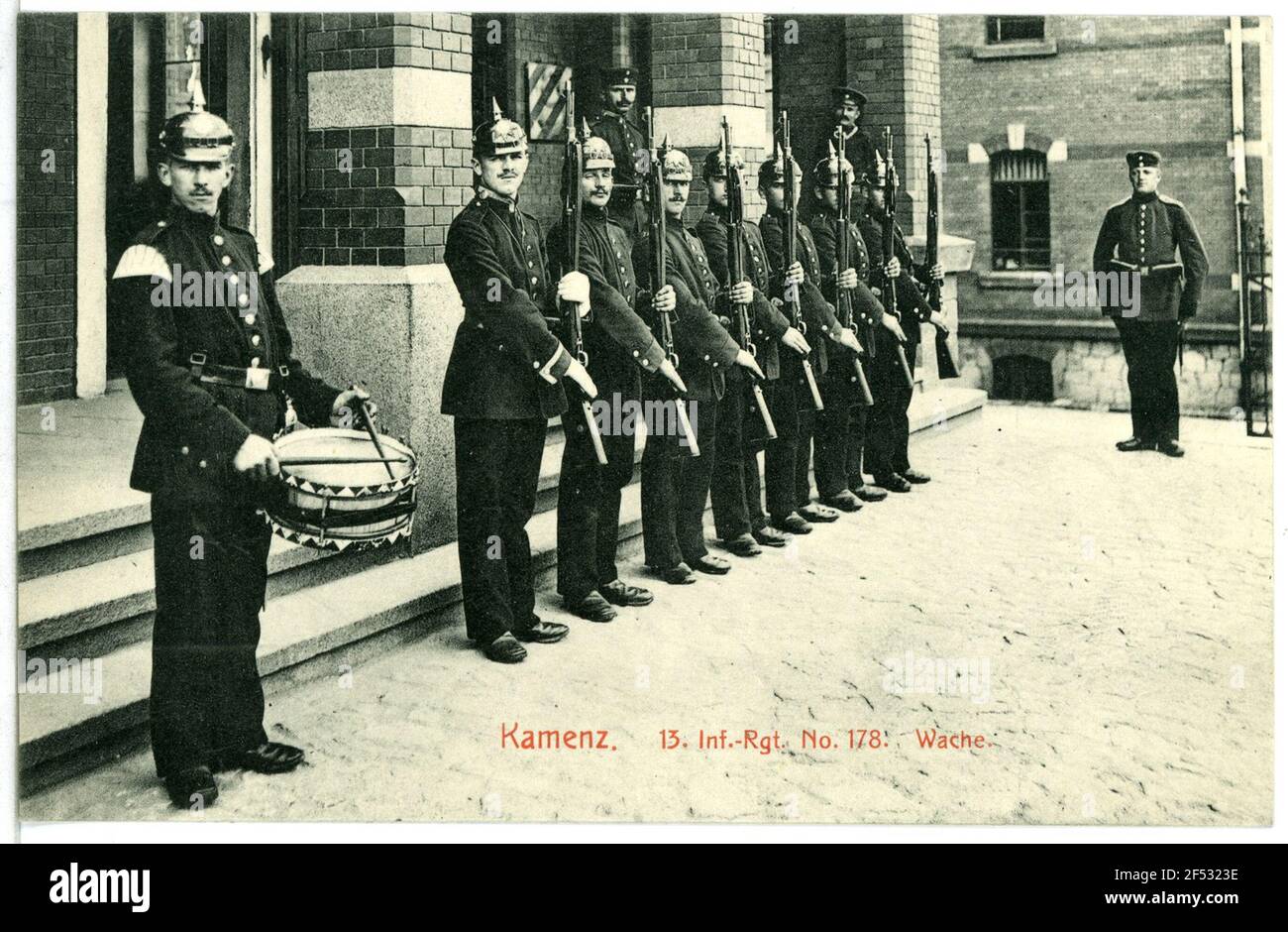13. Infantry-Regiment Nr. 178 WACHE Kamenz. 13. Infant.-Regiment No ...