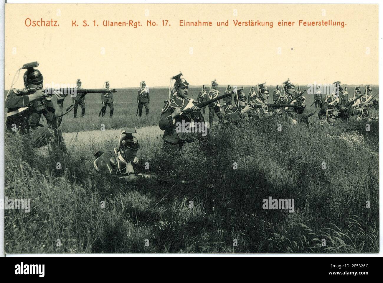 Taking and strengthening a fire position Oschatz. Taking and ...