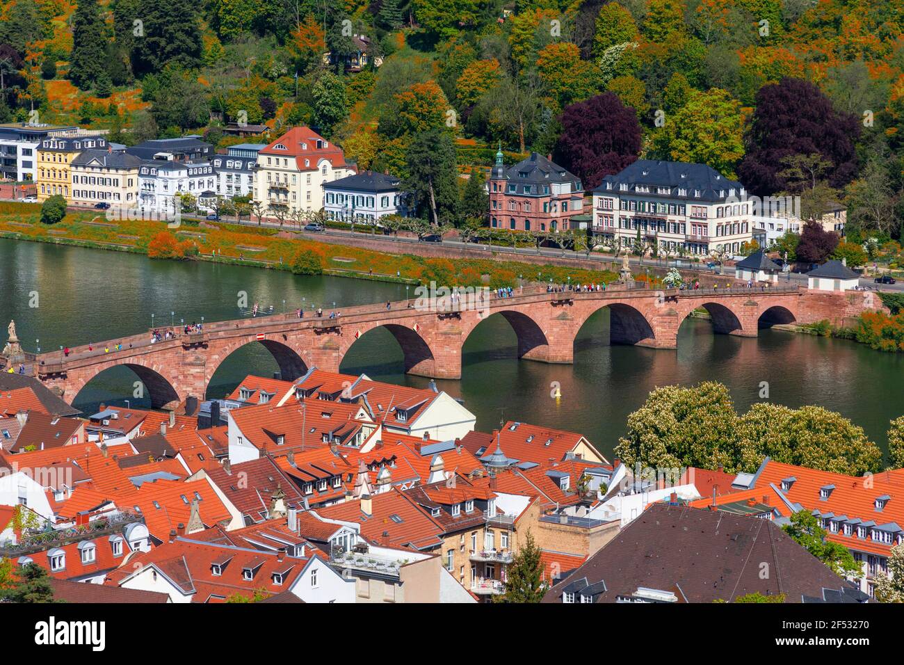 Cityscape of Heidelberg city, Germany Stock Photo - Alamy