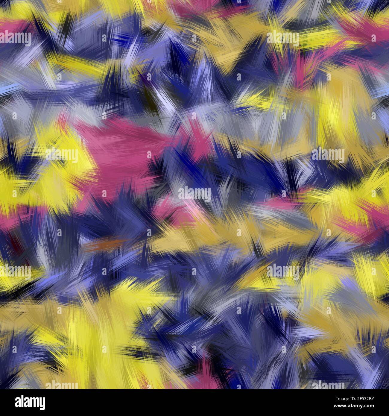 Seamless faux digital paint stroke pattern print Stock Photo - Alamy