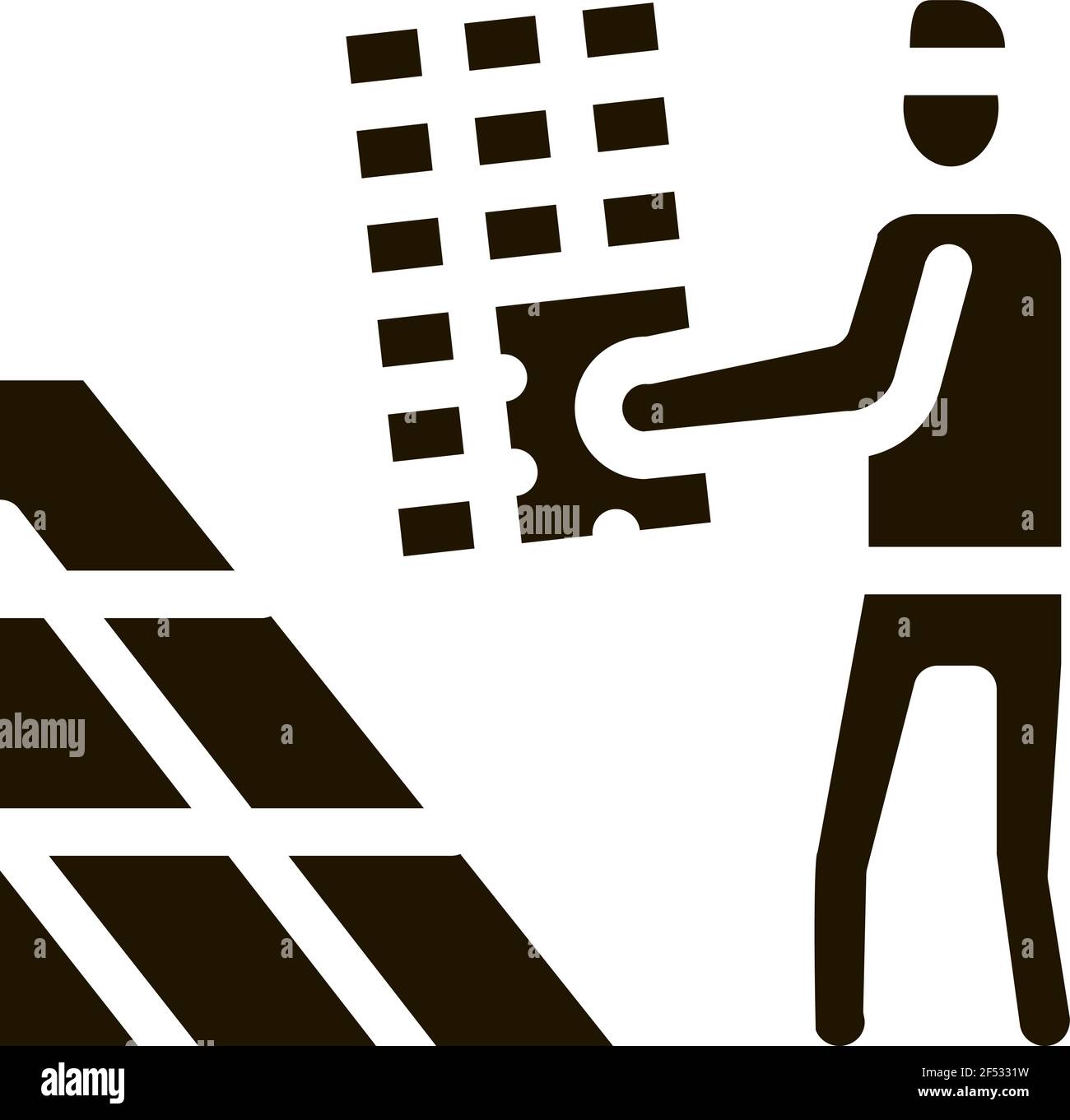 Solar panel installer Stock Vector Images - Alamy