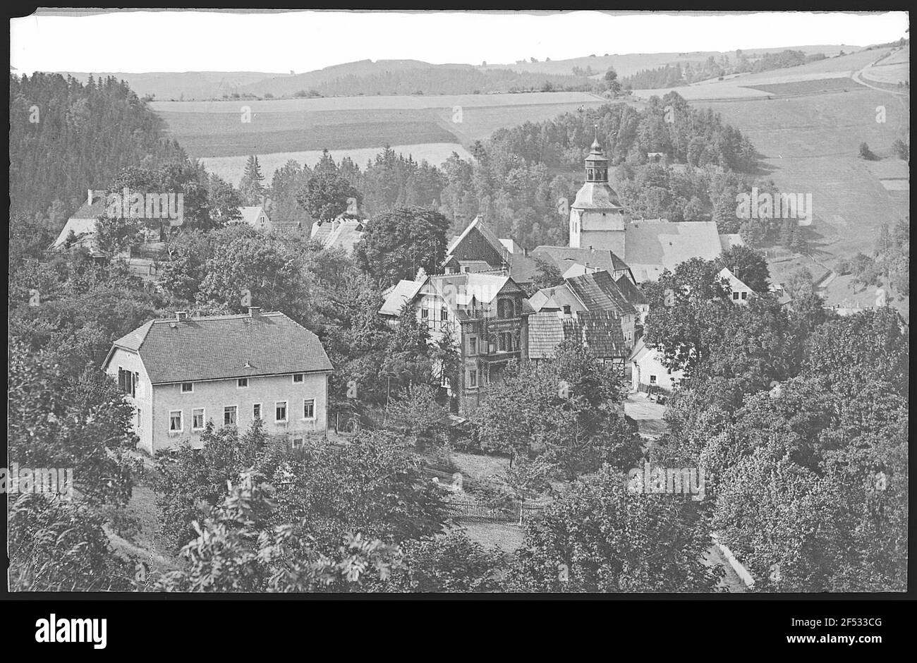 Lauenstein. View of Lauenstein Stock Photo - Alamy