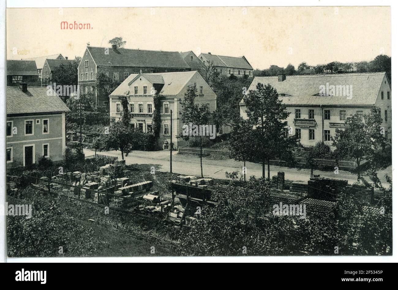 View of Mohorn Mohorn. View of Mohorn Stock Photo - Alamy