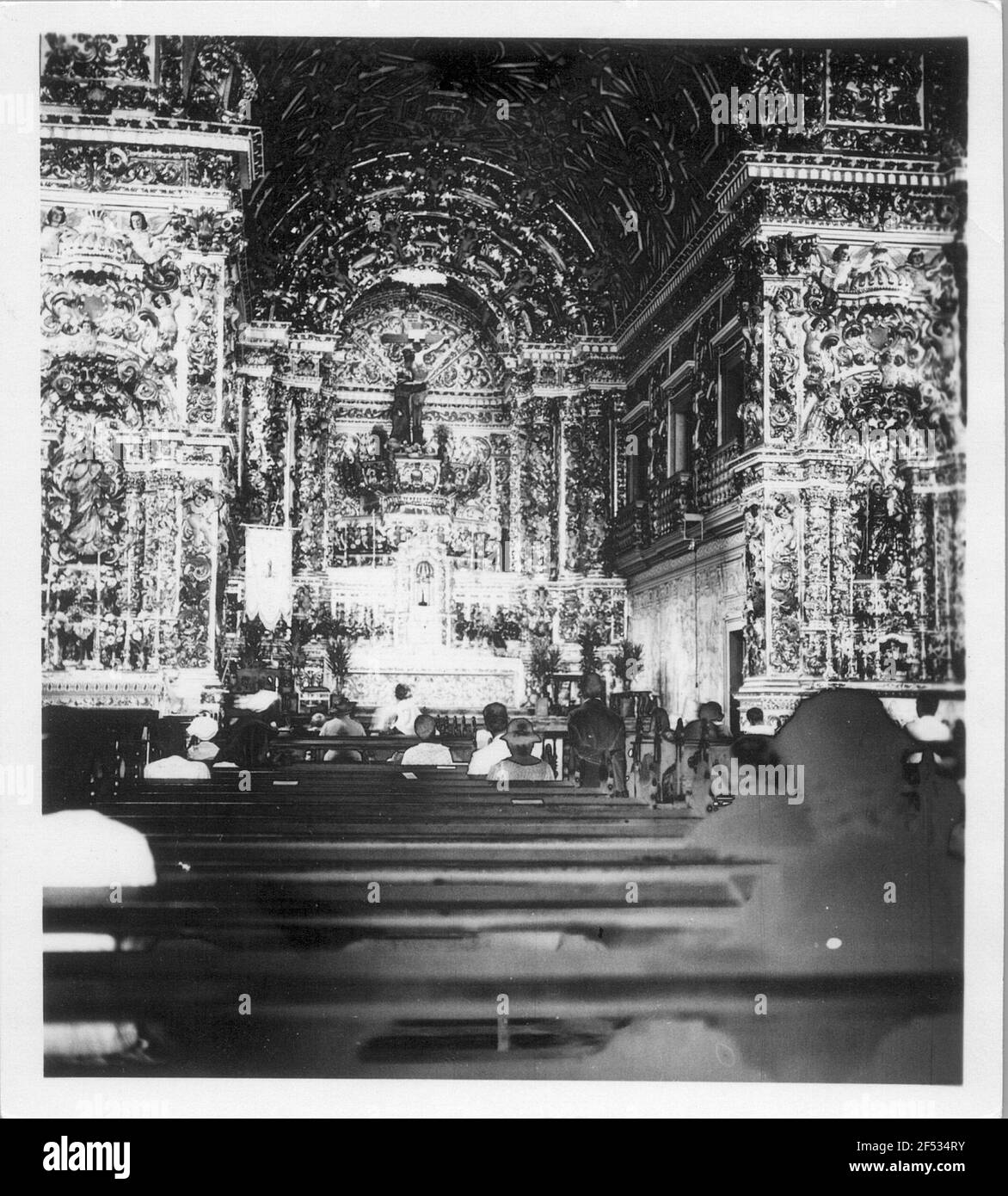 Franciscan religious architecture Black and White Stock Photos & Images ...