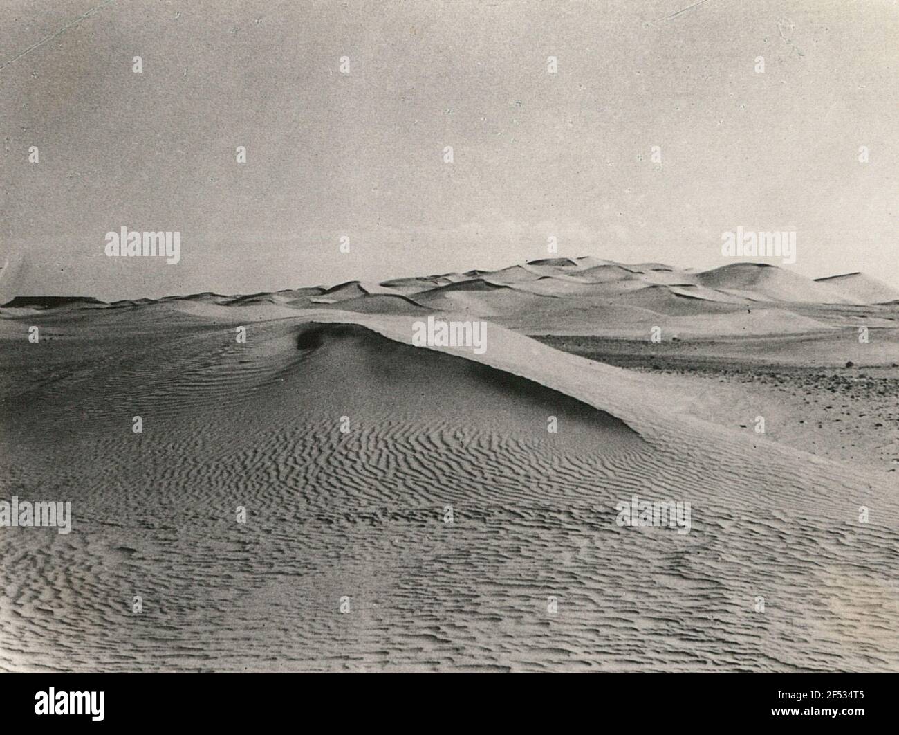 Libya. Sahara. Sand dunes (possibly Jadu) with LUV and leesage and ...