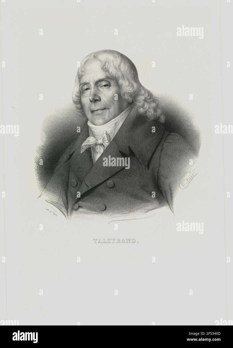 Portrait of Charles-Maurice de Talleyrand-Périgord Stock Photo - Alamy