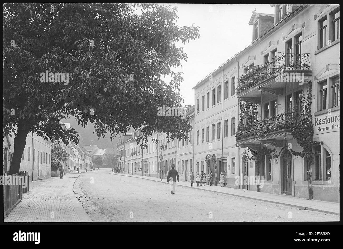 Bad Gottleuba. Königstraße Stock Photo - Alamy