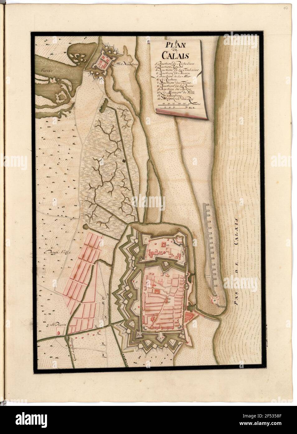 Calais map hi-res stock photography and images - Alamy