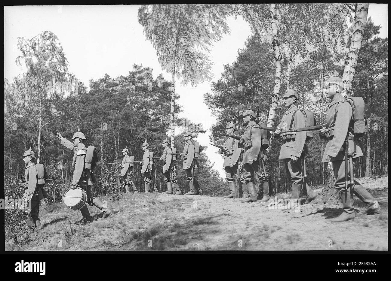 German soldiers military march Black and White Stock Photos & Images ...
