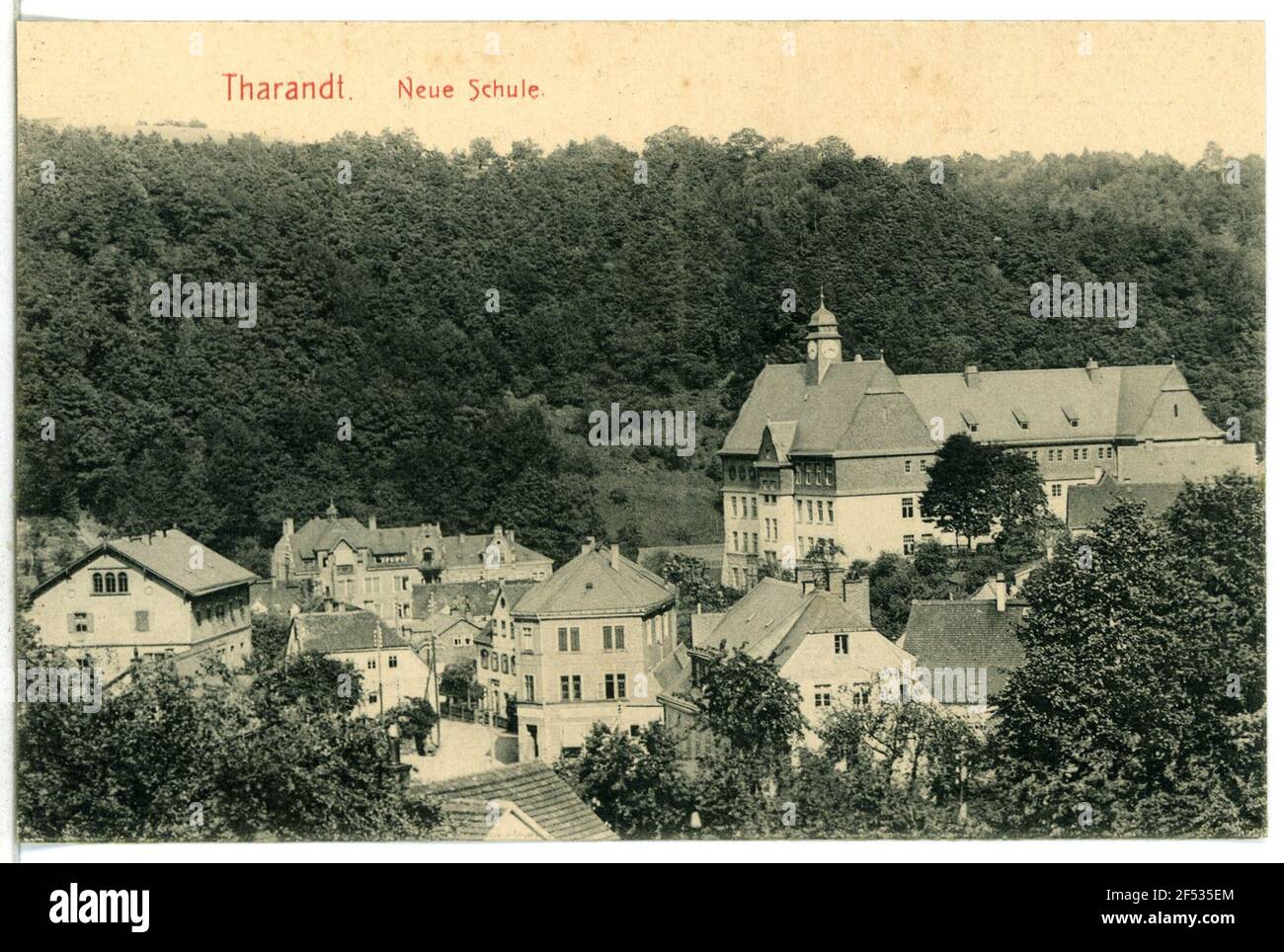 New school Tharandt. New school Stock Photo - Alamy