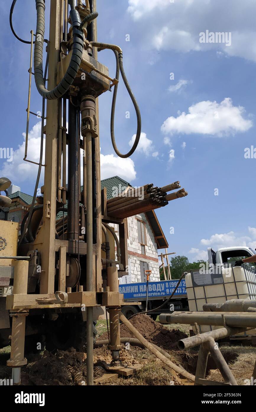 Earth auger spiral drill hi-res stock photography and images - Alamy