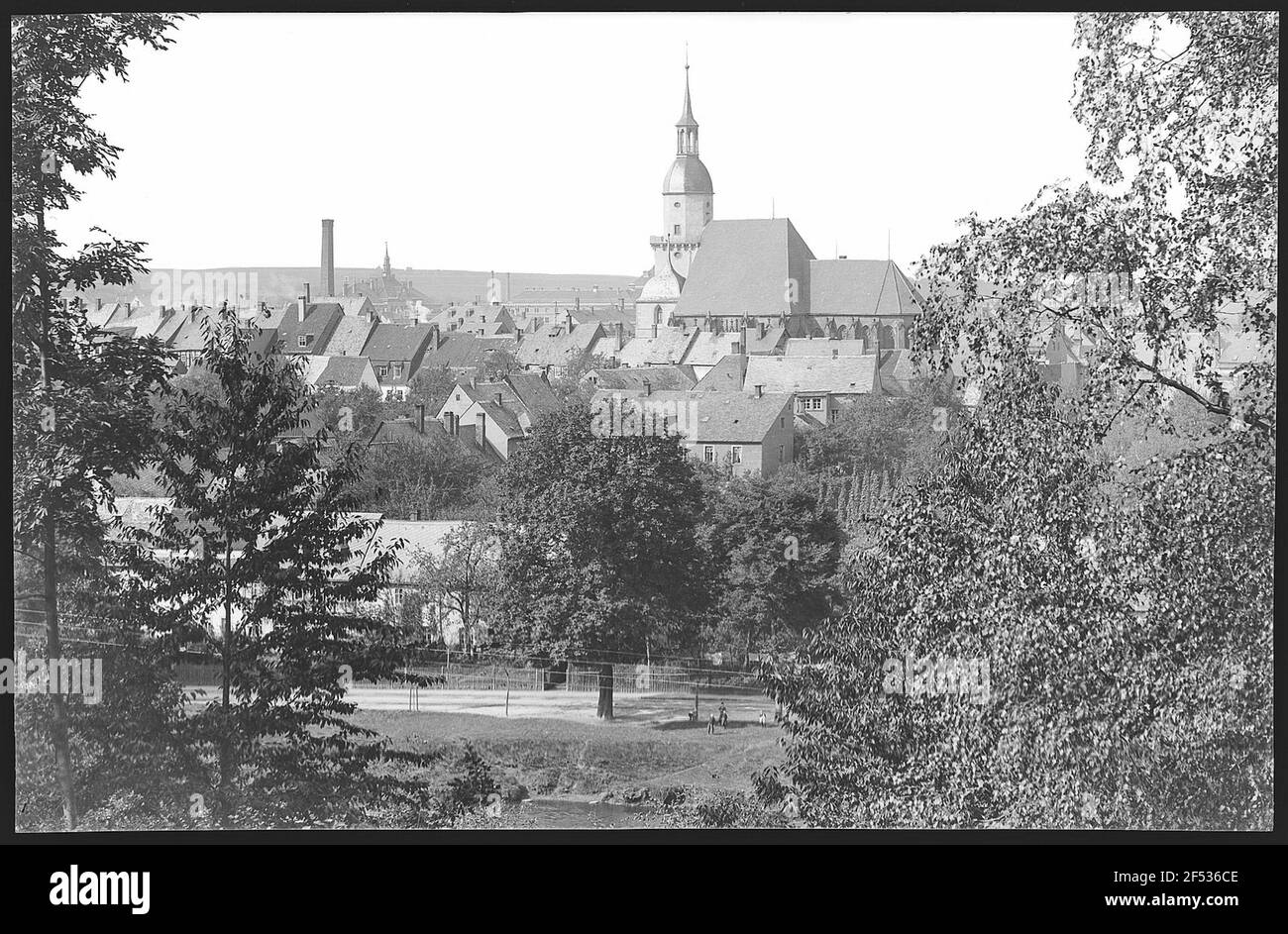 Rochlitz. View of Rochlitz v. d. Junkerberg promenade Stock Photo - Alamy