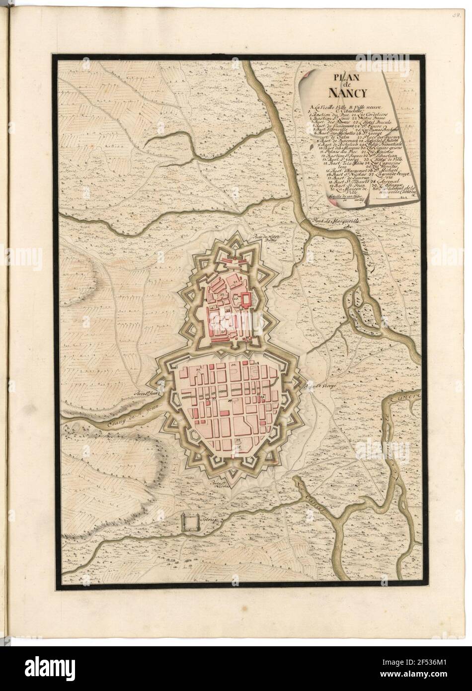 Plan of Nancy Stock Photo - Alamy