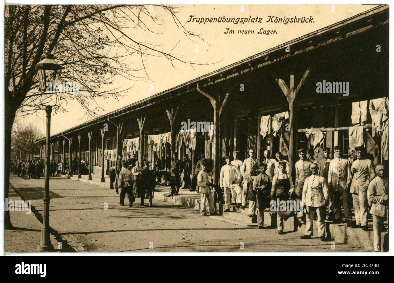 Troop exercise - in the new camp Königsbrück. Troop exercise - in the ...