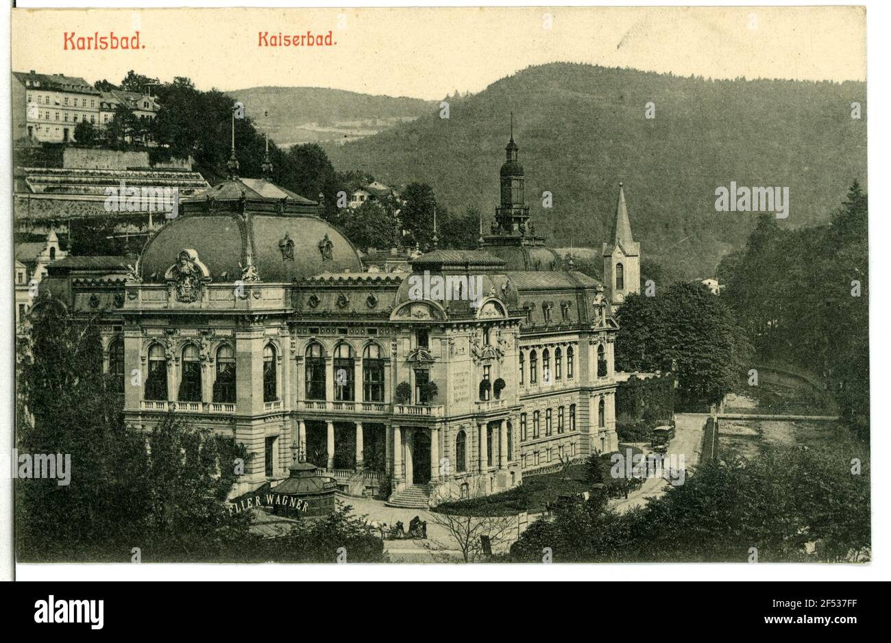 Kaiserbad Karlsbad. Kaiserbad (1895 Stock Photo - Alamy