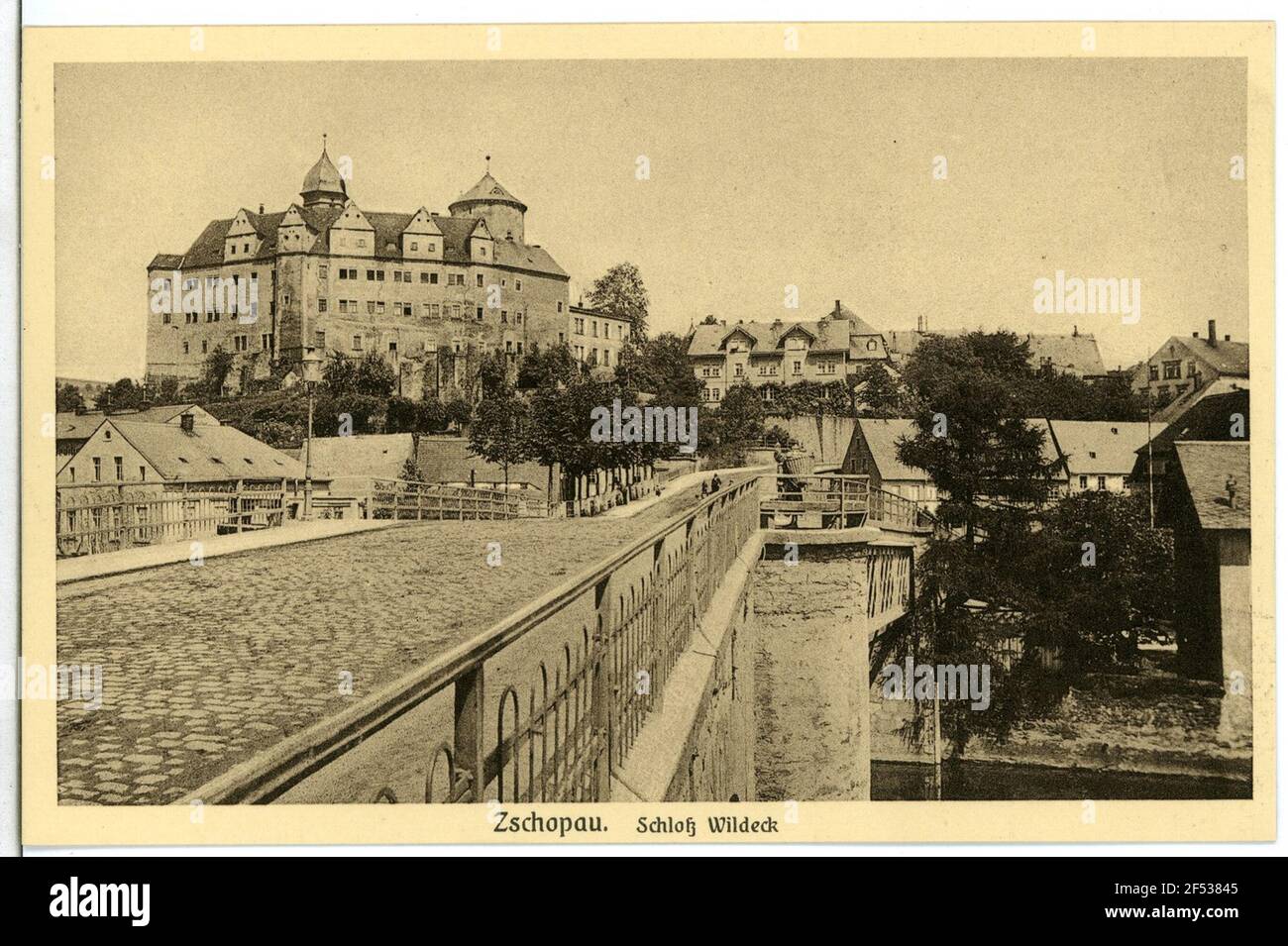 Lock Wildeck Zschopau. Castle Wildeck Stock Photo - Alamy