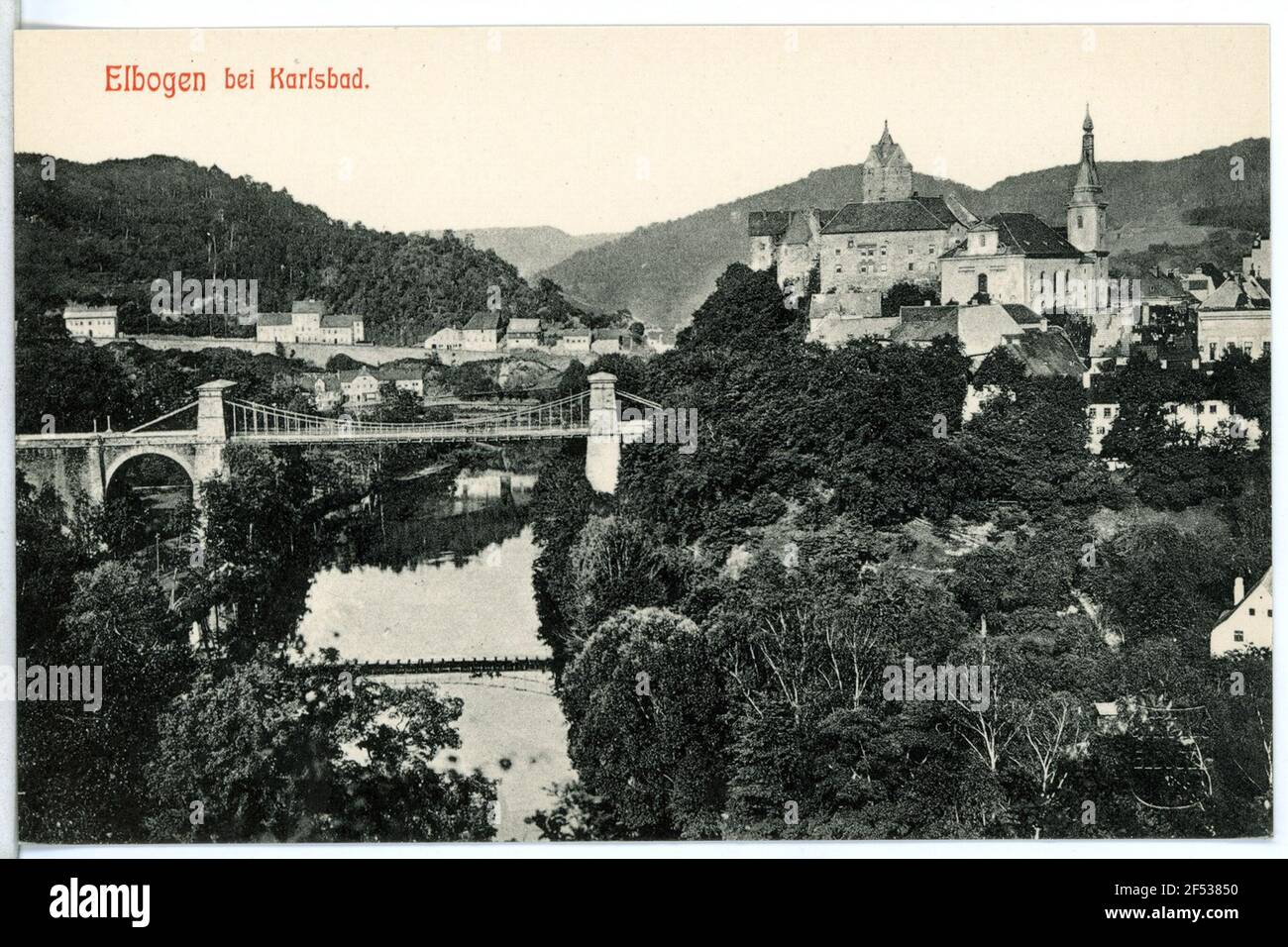 View of elbogen Elbogen. View of elbogen Stock Photo - Alamy