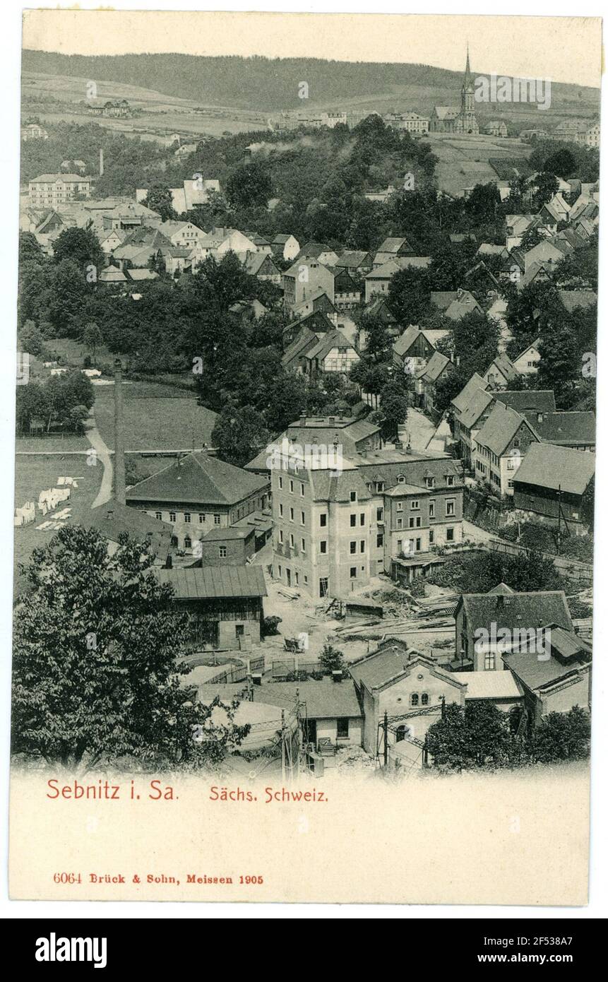 View to Sebnitz Sebnitz. View to Sebnitz Stock Photo - Alamy