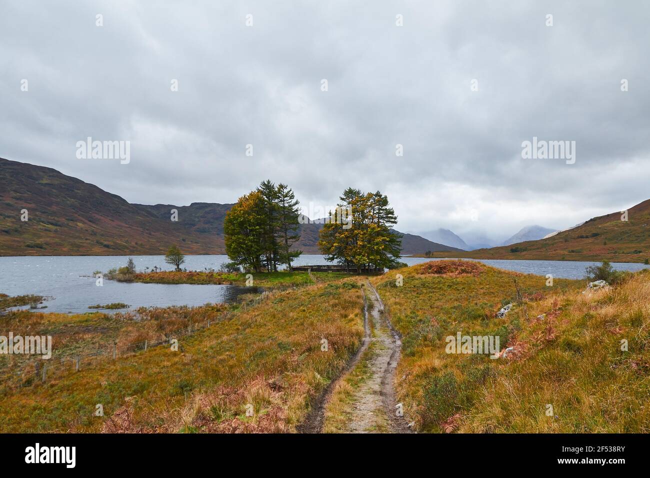 Scottish Loch Scene Stock Photo - Alamy