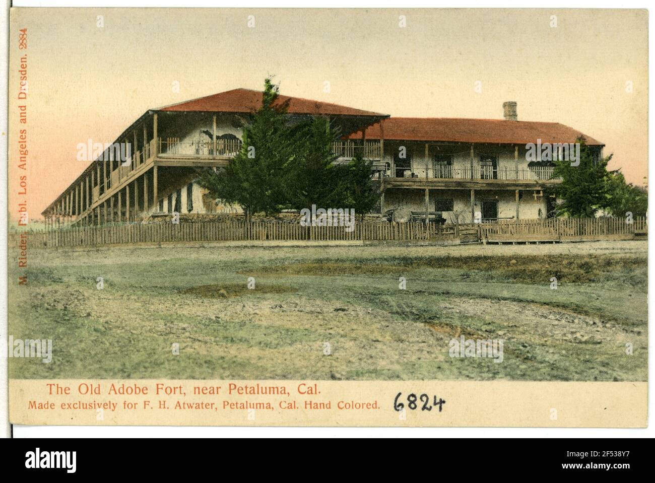 The Old Adobe Fort Petaluma. The Old Adobe Fort Stock Photo - Alamy