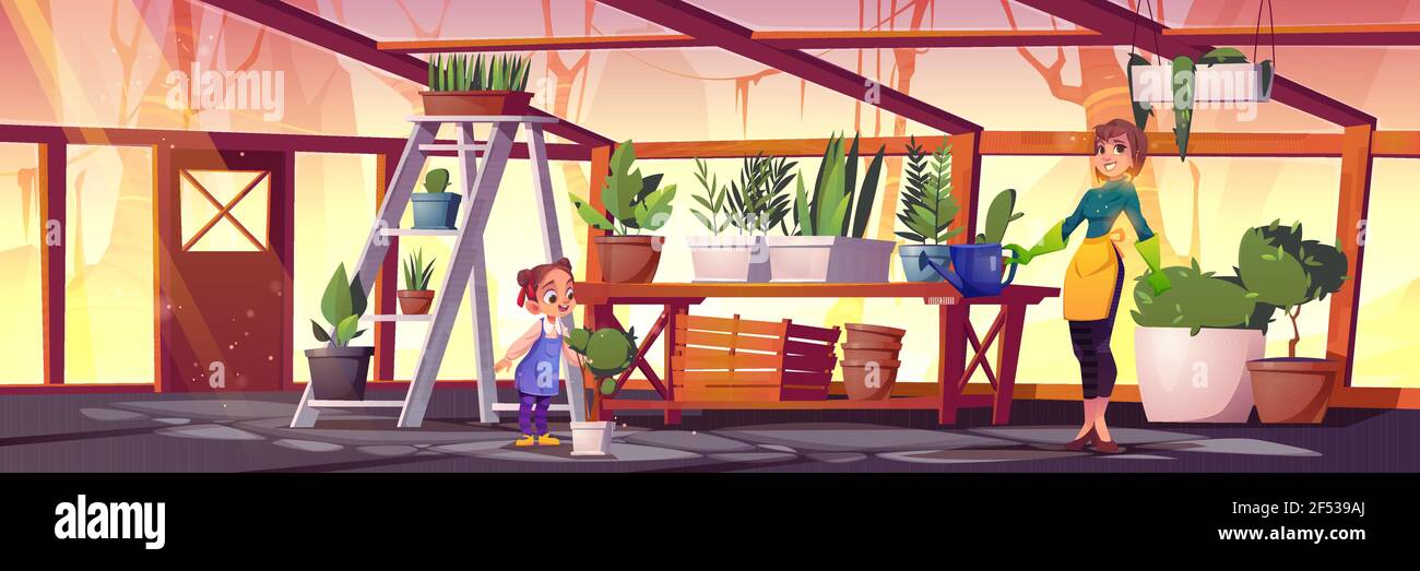 Woman child window girl Stock Vector Images - Alamy