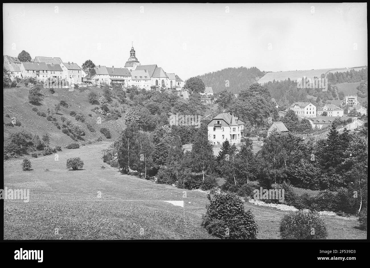 Lauenstein. View of Lauenstein Stock Photo - Alamy
