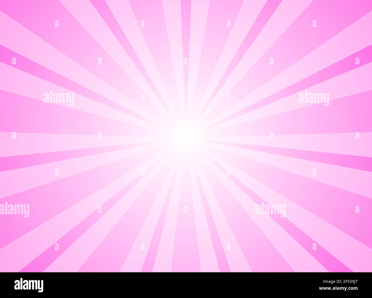 Sunlight horizontal background. Pink color burst background. Vector ...