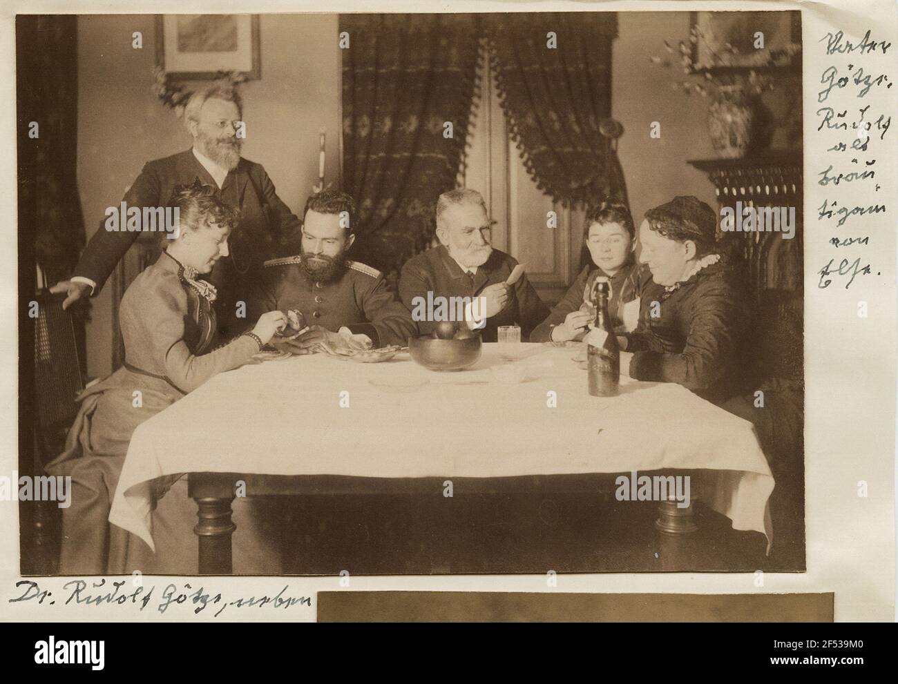 Family Römmler with the future son-in-law Rudolf Götze Stock Photo - Alamy