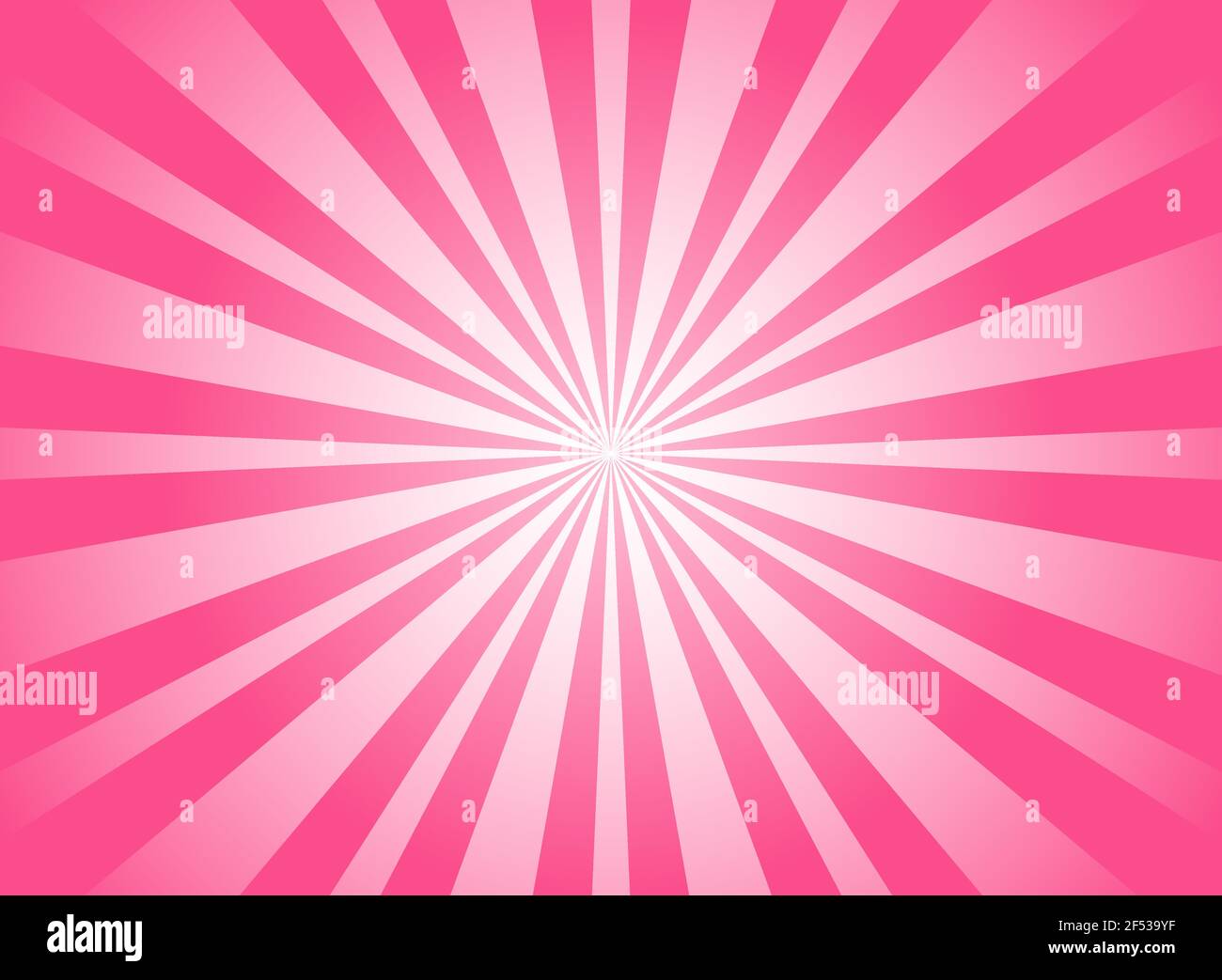 Sunlight Horizontal Background Pink Color Burst Background Vector