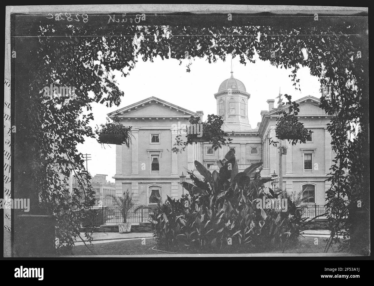 Portland, Oregon. Post Office from Court of Portland Hotel Stock Photo ...
