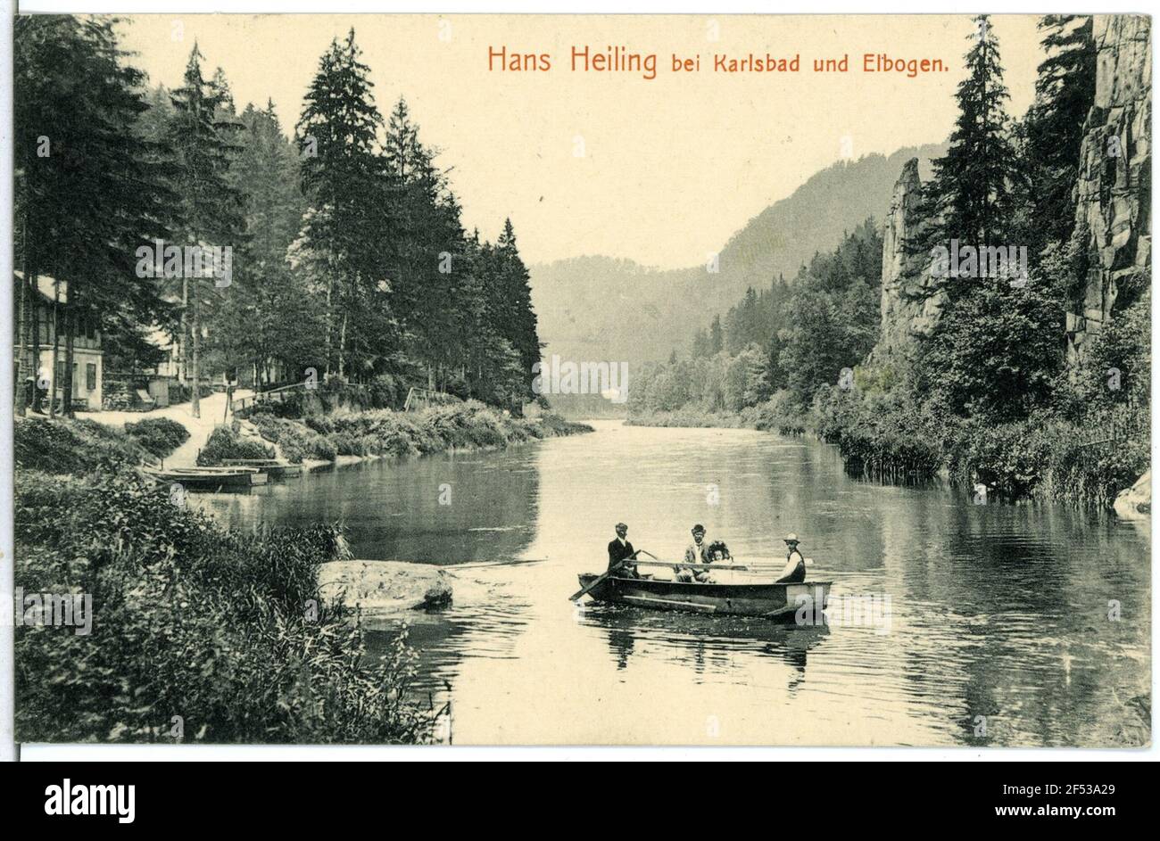 Hans Heiling with rowing boat Hans Heiling at Karlovy Vary and Elbogen ...