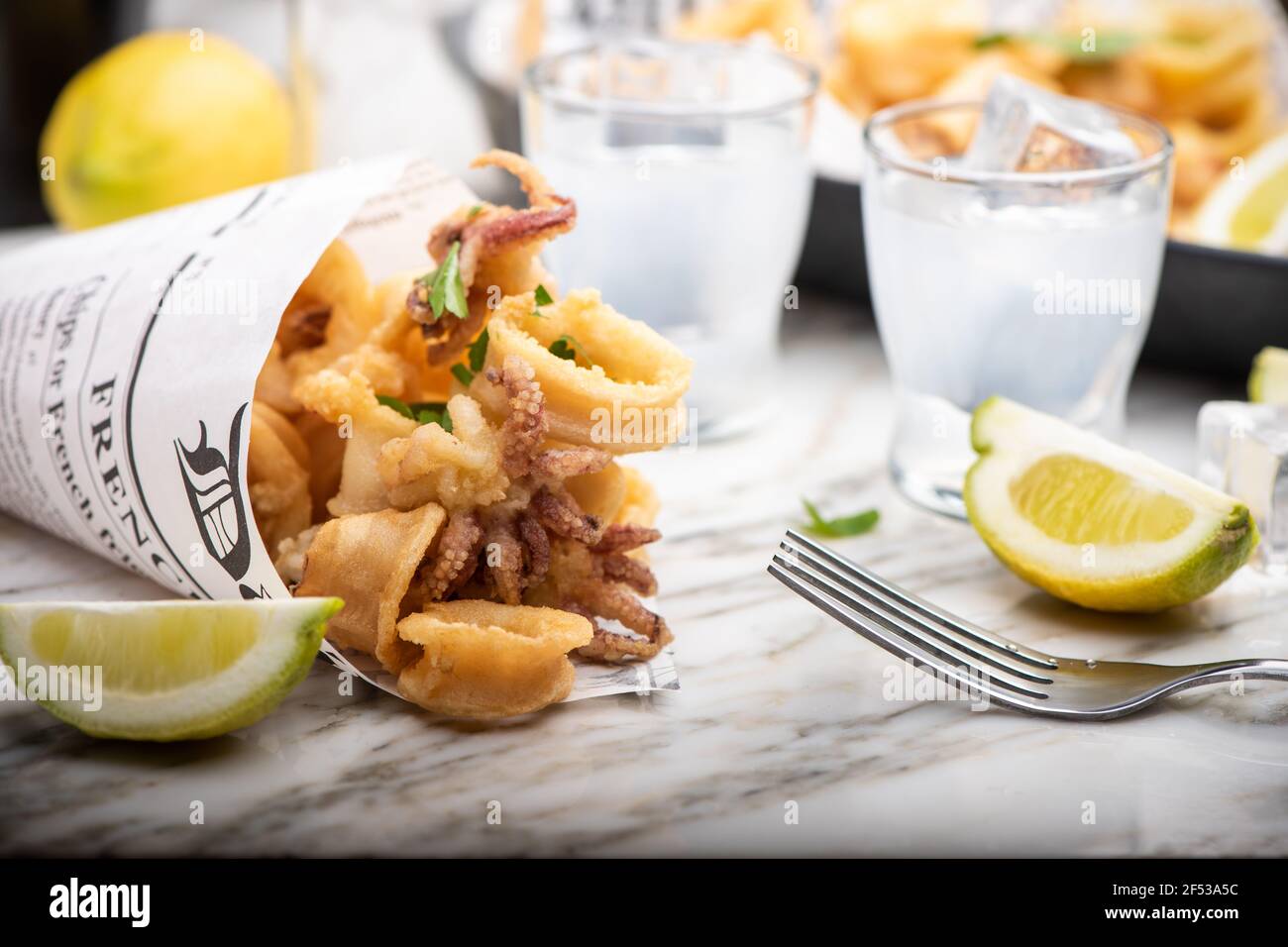 Mediterranean squid hi-res stock photography and images - Alamy