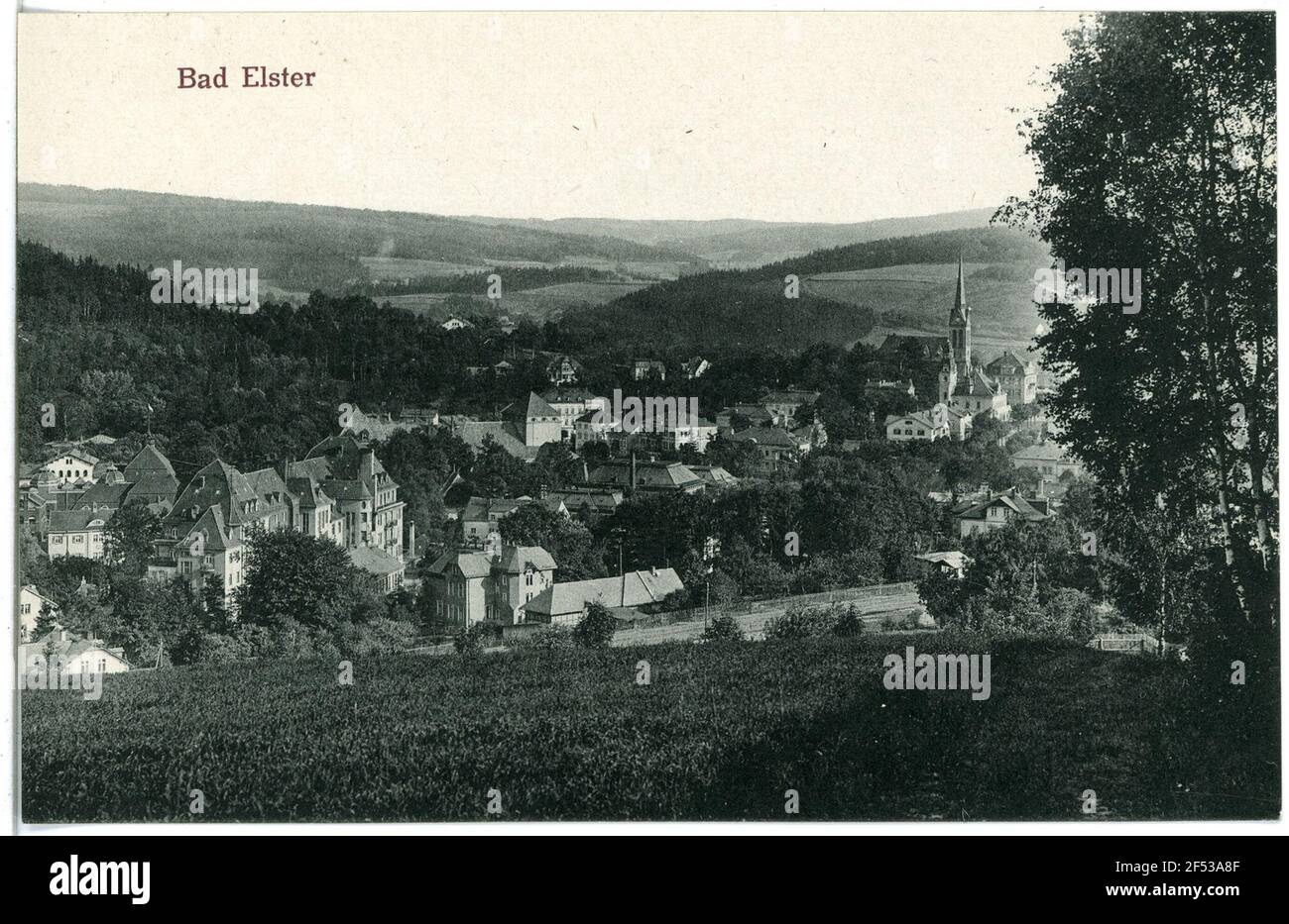 View of Bad Elster View of Bad Elster Stock Photo - Alamy