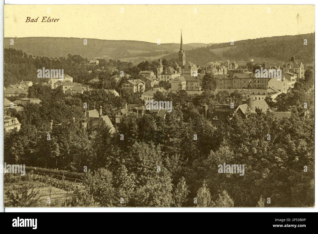 View of Bad Elster View of Bad Elster Stock Photo - Alamy